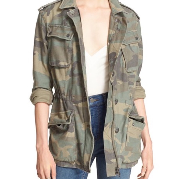 Free People | Jackets & Coats | Free People Utility Jacket Color Camo ...